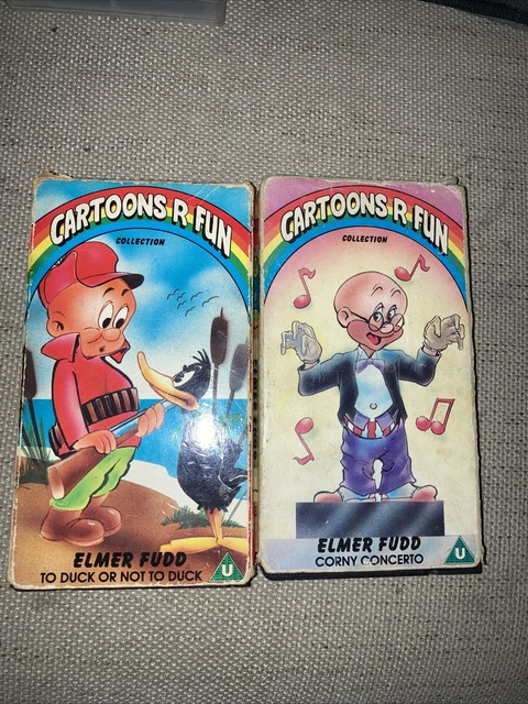 CARTOONS R FUN Elmer Fudd Corny Concerto And To Duck Or Not To Duck VHS ...