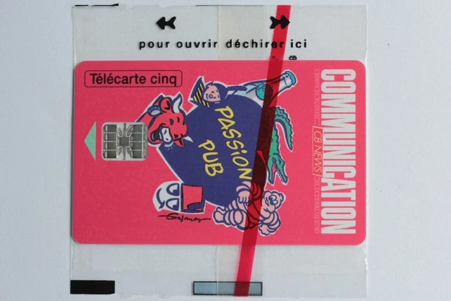 TÉLÉCARTE À PUCE France Cinq Unités CB News Communication 1993 NSB ...