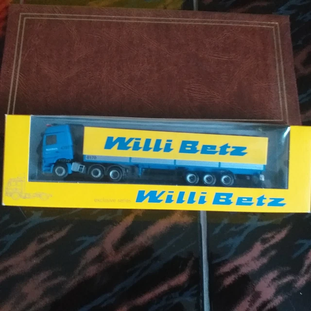HERPA WERBEMODELL SPEDITION Willi Betz Mercedes ACTROS Sattelzug EUR 40 ...
