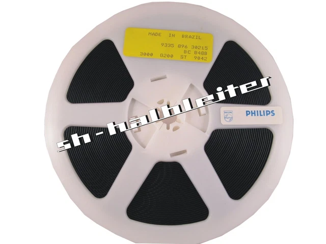 100 STÜCK - BC848B SMD SOT23 - PHILIPS NPN Transistor - 30V 0,1A 0,25W ...