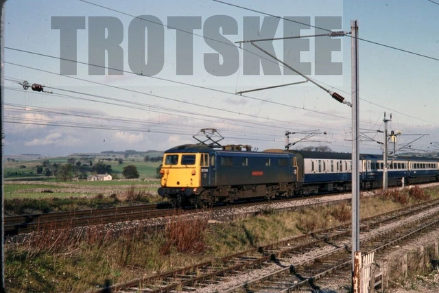 35MM SLIDE BR British Railway Electric Loco 87014 Class 87 Shap 1982 ...