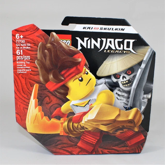 Lego Ninjago Epic Battle Set Kai Vs Skulkin 71730 Building Kit 61