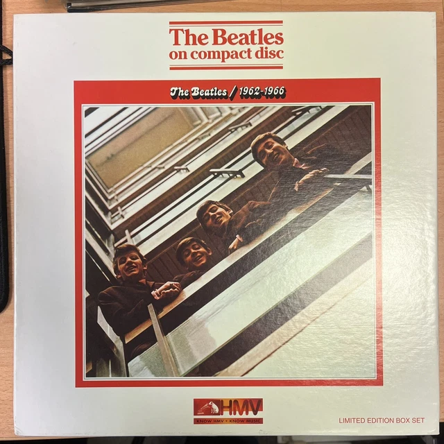 THE BEATLES ON Compact Disc, 1962-1966 HMV Limited Edition Box Set Rare ...