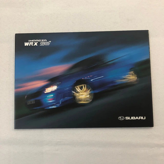 SUBARU IMPREZA WRX STi Car Sales Brochure Catalog GERMAN TEXT European ...