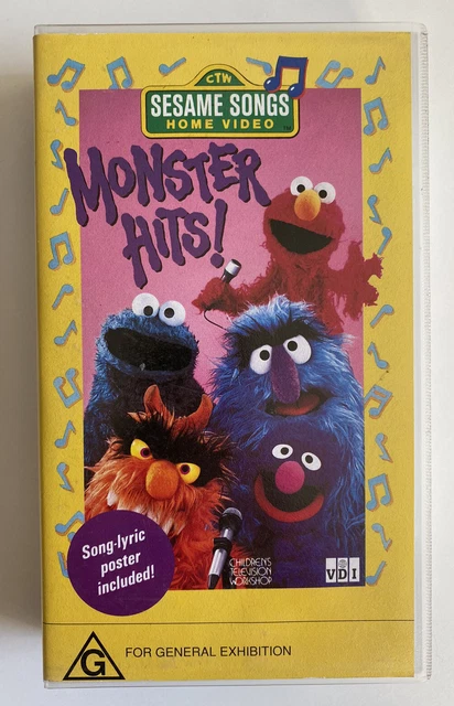 SESAME STREET - Monster Hits - Vhs $29.95 - PicClick AU