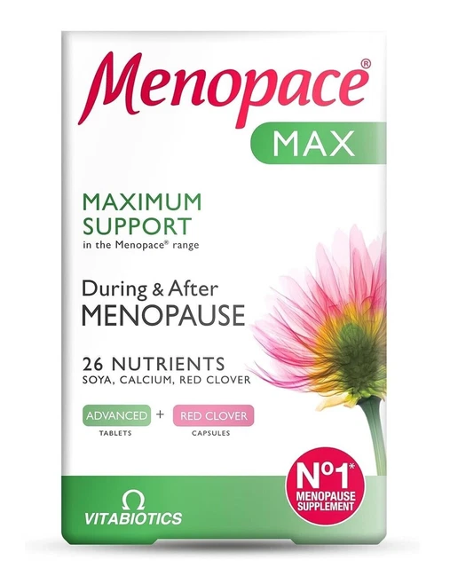 VITABIOTICS MENOPACE MAX Tablets/Capsules 84 tablets FREE POSTAGE EUR ...