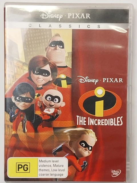 THE INCREDIBLES DVD (Region 4) VGC Classics Disney Pixar ak437 $9.32 ...