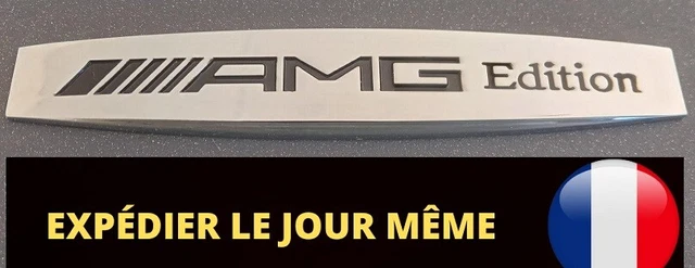 EMBLEME METAL CHROME LOGO MERCEDES AMG EDITION sticker autocollant au ...