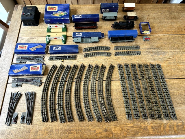 HORNBY DUBLO 3 Rail Track Wagons Points X4 Locomotive Lner Oo Gauge For ...