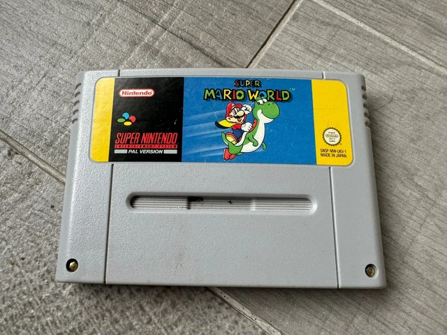 SUPER MARIO WORLD - Super Nintendo / Snes Game Pal EUR 21,29 - PicClick IT