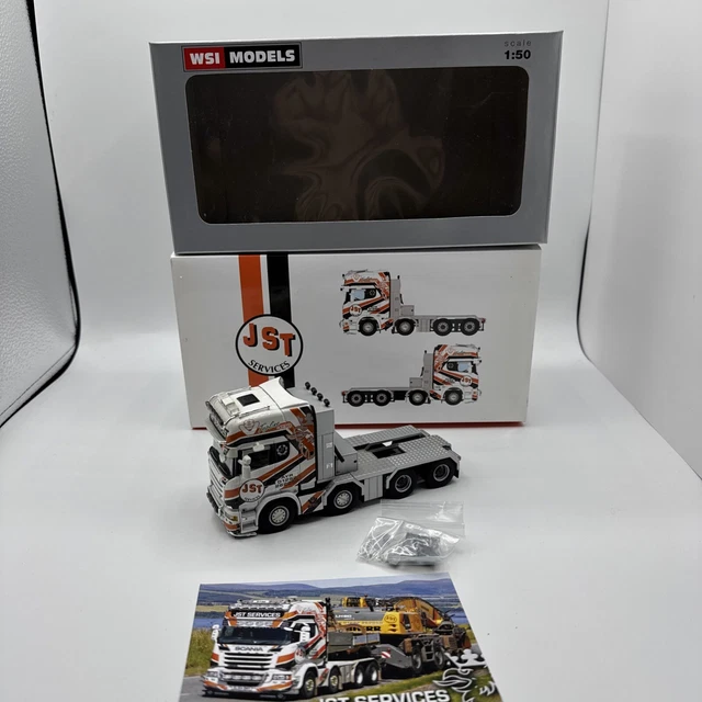 WSI SCANIA R730 S/Line T/Line 8X4 Tractor Unit-Jst Services 1: 50 £245. ...