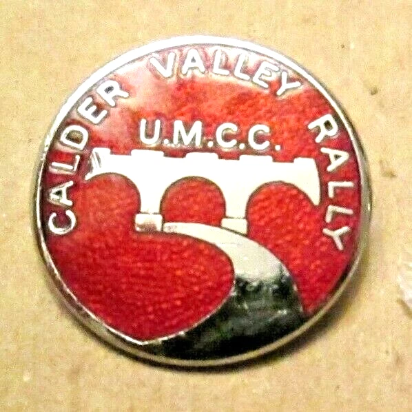 UNTOUCHABLES MOTORCYCLE CLUB - 1970`s V2 CALDER VALLEY RALLY BADGE ...