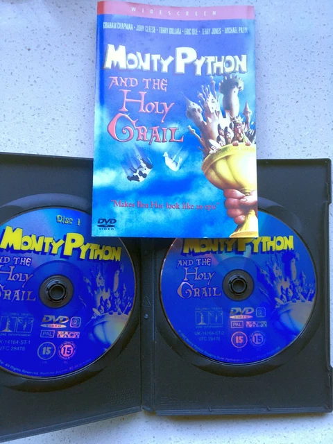 MONTY PYTHON AND The Holy Grail Region Collector's 2 (2-DVD, 1974) FREE ...