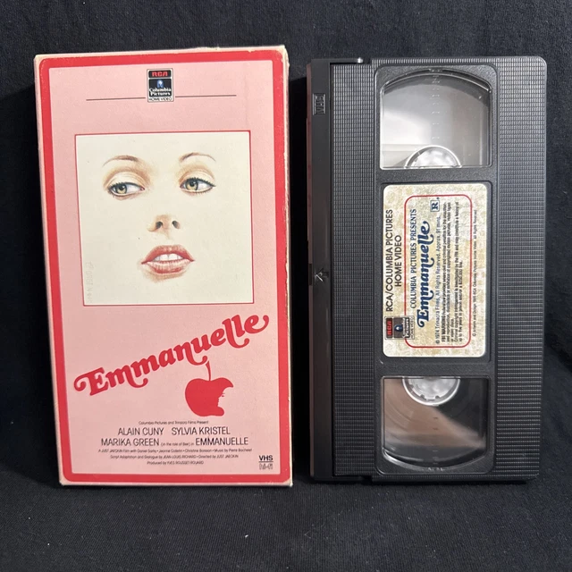 VHS EMMANUELLE (1974) Alan Cuny, Sylvia Kristel, RCA Columbia ...