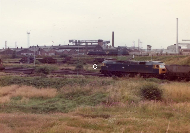 BRITISH RAILWAY B.R Photograph Class 47 - 47196 At Warrington 03/08 ...