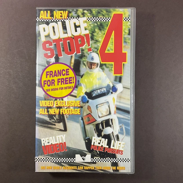 POLICE STOP!: 4, VHS Video Tape £2.50 - PicClick UK