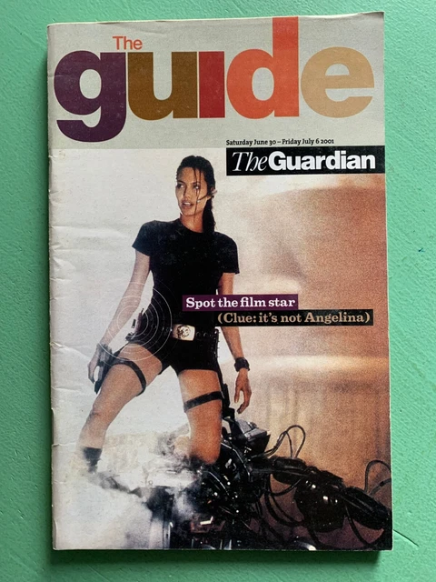 THE GUIDE MAG 30-June-2001 ANGELINA JOLIE Tomb Raider Katherine ...