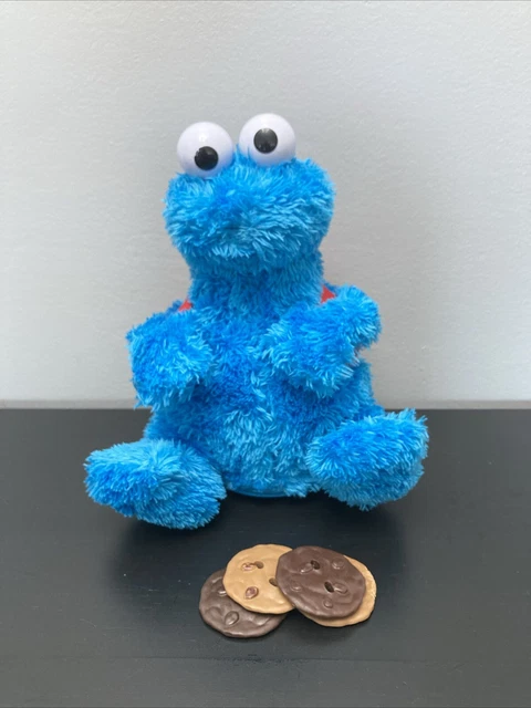 2010 SESAME STREET Count 'n Crunch Cookie Monster Talking With 2 ...