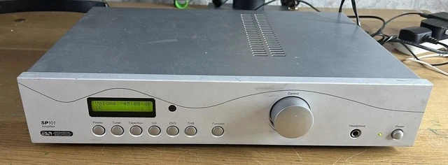 ACOUSTIC SOLUTIONS SP101 Stereo Amplifier - Sp111 Dab/Fm Tuner & Remote ...