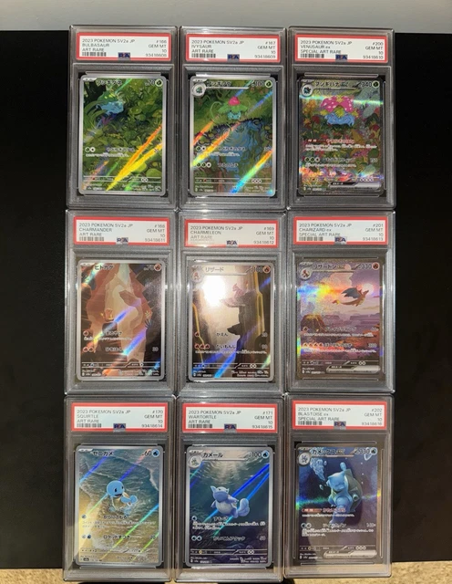 PSA 10 SEQUENTIAL Pokemon 151 Japanese Venusaur Charizard Blastoise ex ...