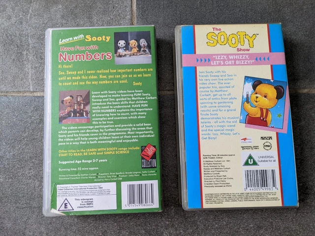 RARE THE SOOTY Show and Learn With Numbers VHS Video bundle. £9.99 ...