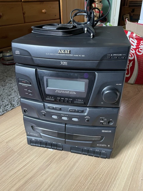 CHAÎNE HIFI VINTAGE Akai AC-300 CD k7 Tuner À Réviser EUR 49,99 - PicClick FR