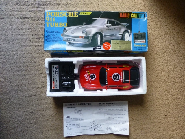 VINTAGE NIKKO PORSCHE 911 Turbo Remote Control car boxed 1980s £89.99 ...