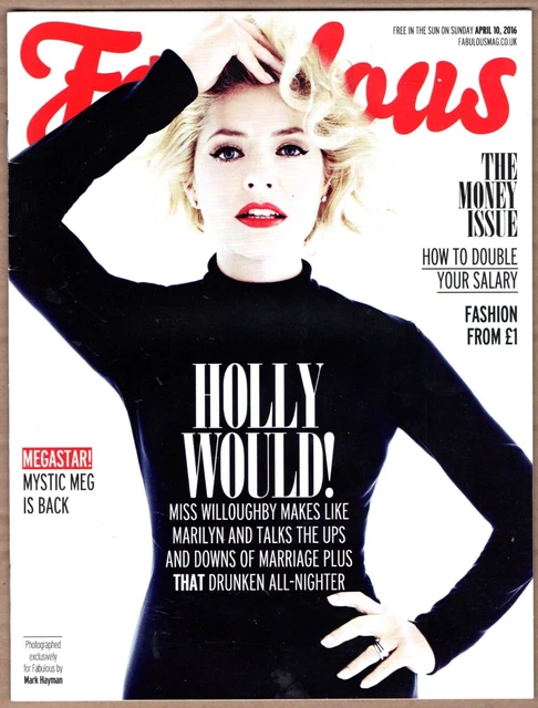 FABULOUS UK MAGAZINE 10 April 2016, Holly Willoughby, Marvin Humes EUR ...