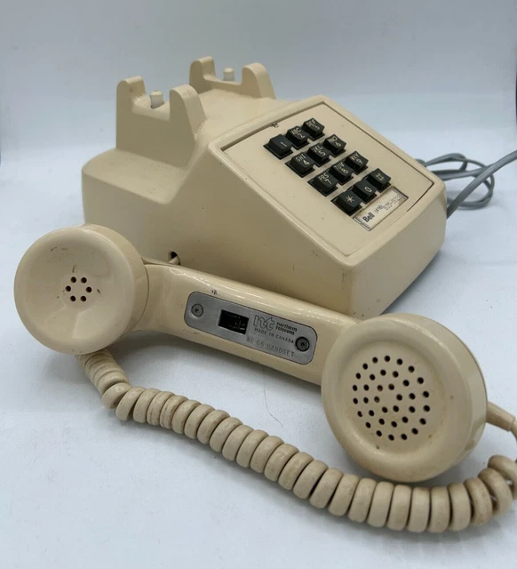 VINTAGE NORTHERN TELECOM Push Button Desk Phone 2500 $4.99 - PicClick CA
