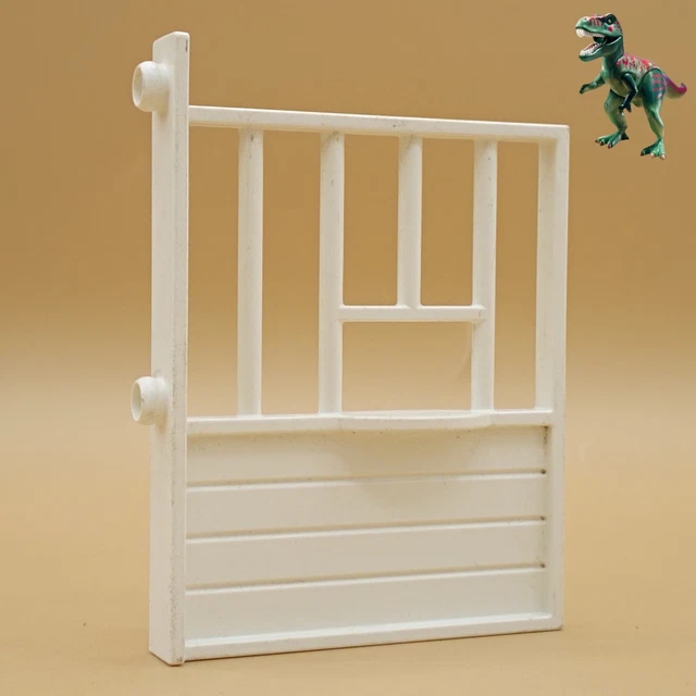 PLAYMOBIL COMPTOIR BANC-GRILLE blanche-barrière de séparation-mur western-sys... EUR 1,50 ...
