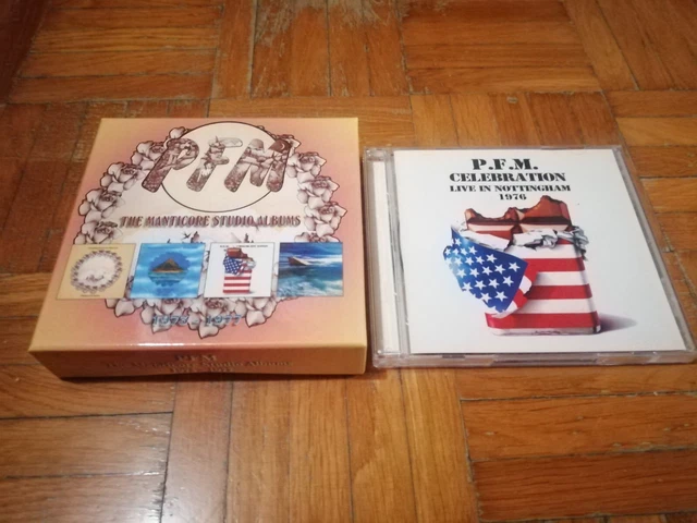 PFM PREMIATA FORNERIA Marconi Box 4 Cd Manticore Studio 1973 - 1977 ...