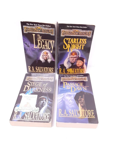 FORGOTTEN REALMS THE Legacy SERIES Siege of Darkness SIGNED BY R.A ...