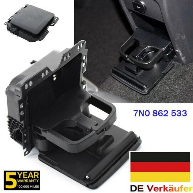 #7N0862533 MITTELKONSOLE HECK Getränkehalter für Volkswagen Tiguan Golf ...
