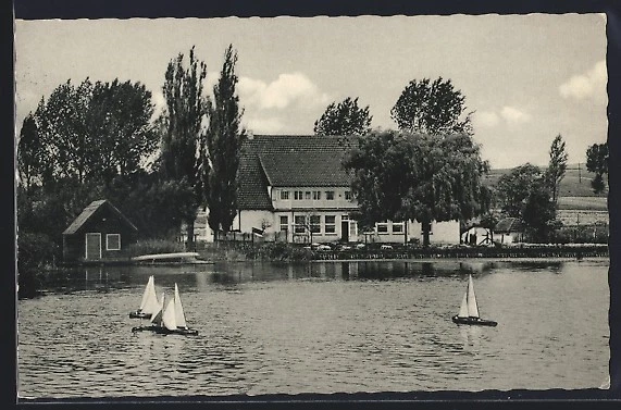 AK DUDERSTADT /GÖTTINGEN, Gasthaus Graf Isang am Seeburger See, Inh. H ...