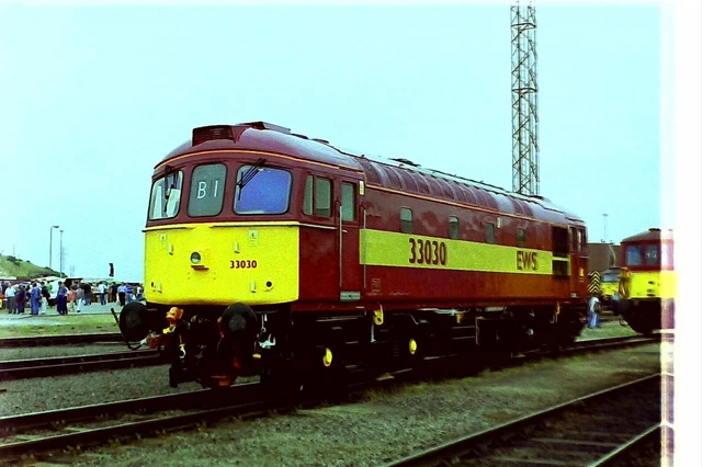 35MM RAILWAY COLOUR Negative Class 33 030 at Toton £1.95 - PicClick UK