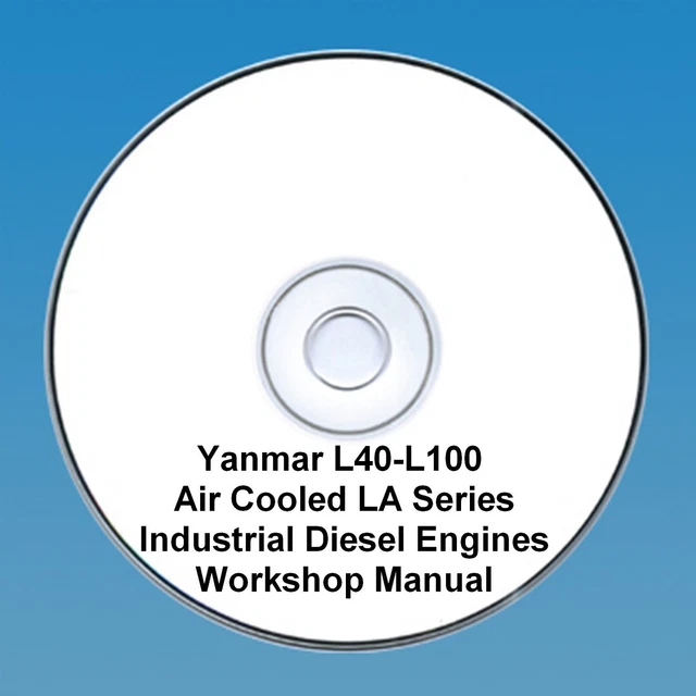 YANMAR L40-L100 AIR Cooled LA Series Diesel Engine - Workshop Manual £9 ...