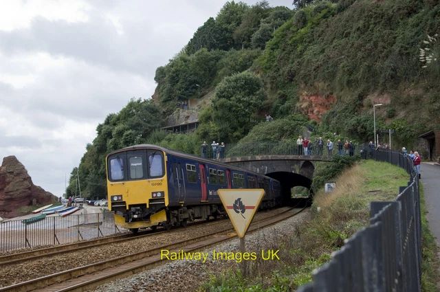 RAILWAY PHOTO CLASS 150 DMU 12x8 (A4) Railway at Dawlish c2013 £5.00 ...