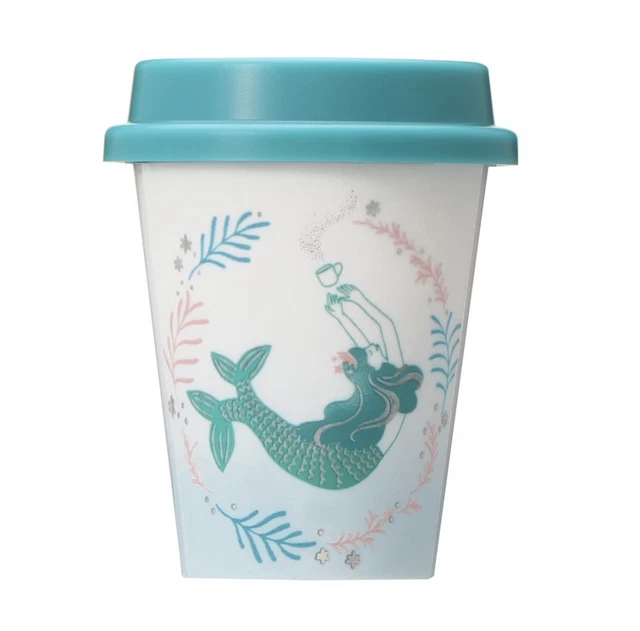 STARBUCKS SIREN MERMAID Mini Cup Gift Set Coral Wreath Japan 2022 Bag ...