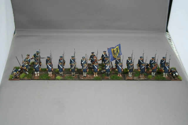 NAPOLEONIC PRUSSIAN LANDWEHR 28mm wargames unit - painted EUR 139,83 ...