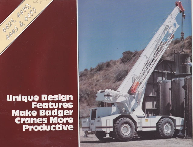 VINTAGE CATALOG #2816 - Badger Cranes $15.00 - PicClick