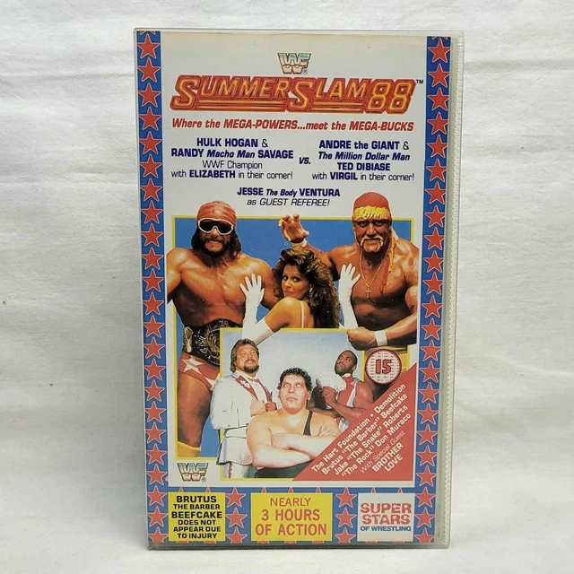 WWF WWE SUMMERSLAM 88 1988 Rare UK VHS Hulk Hogan Macho Man Retro Vintage £7.99 - PicClick UK