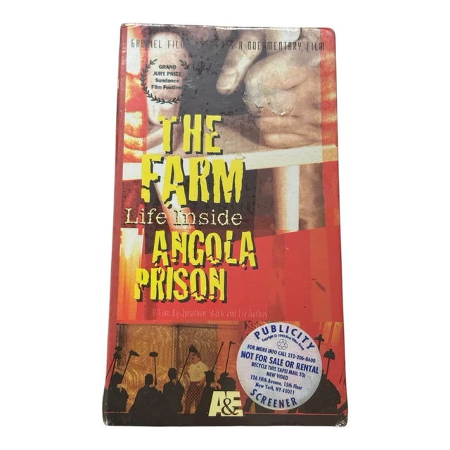 THE FARM LIFE Inside Angola Prison VHS Screener Publicity £67.55 ...