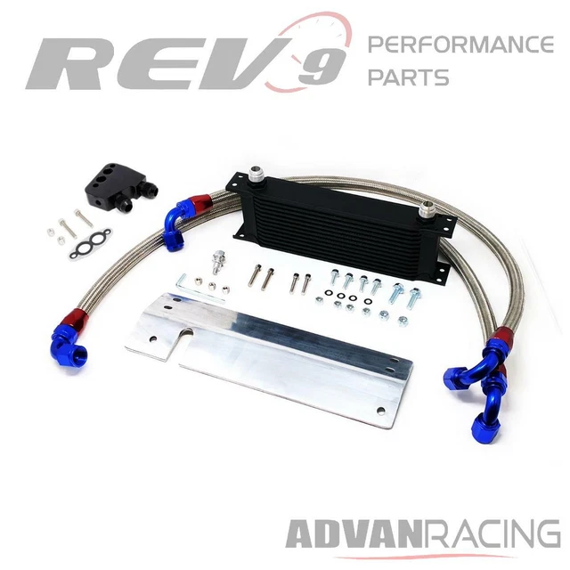 REV9 OCK-5130 ENGINE Oil Cooler Kit, 12 Row Core Bolt On Cooling ...