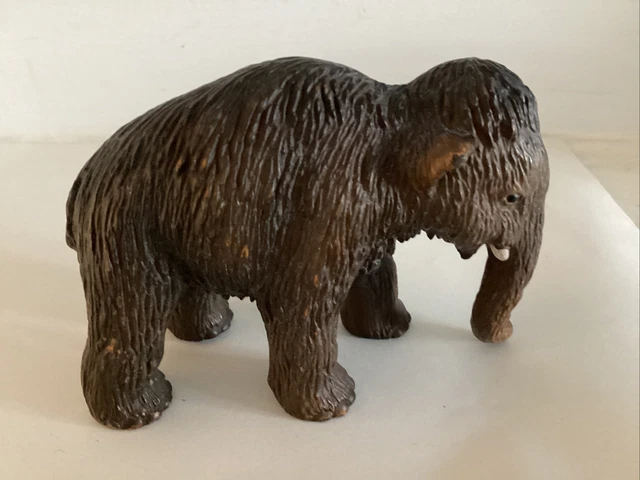 SCHLEICH WOOLLY MAMMOTH Baby Retired Model Prehistoric Animal Toy 2004 ...