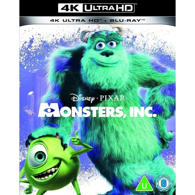 DISNEY PIXAR - Monsters Inc. (4K Ultra HD Blu-ray) (New) - With ...