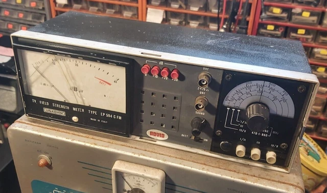 UNAOHM TV FIELD STRENGTH METER TYPE EP 594 C FM £19.99 - PicClick UK