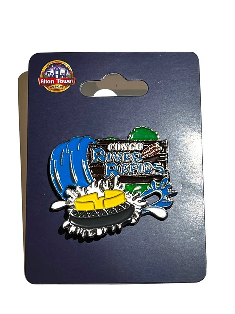 ALTON TOWERS RESORT - Congo River Rapids 2023 Pin Badge £12.50 ...