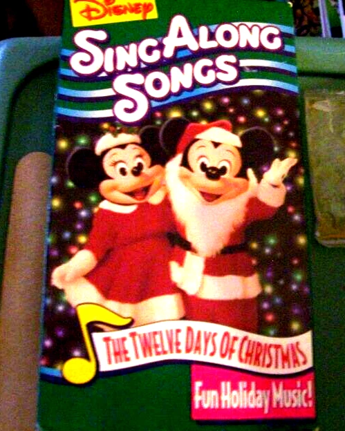 DISNEY SING ALONG Songs - The Twelve Days of Christmas VHS $4.64 ...