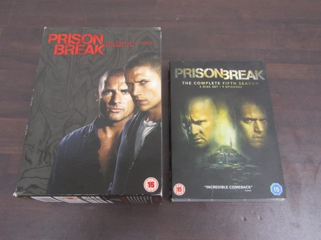 PRISON BREAK COMPLETE Seasons 1-5 DVD Boxset Bundle - Region 2 £5.80 ...