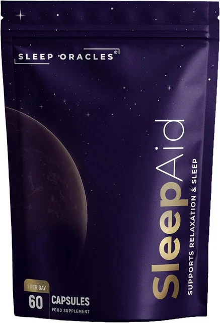 SLEEP ORACLES SLEEP Aid 60 Vegan Capsules Magnesium Glycinate Calms ...